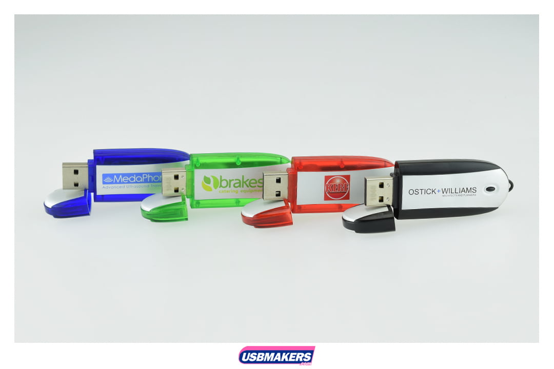 Oval Style Personalised USB Memory Sticks | USB Makers