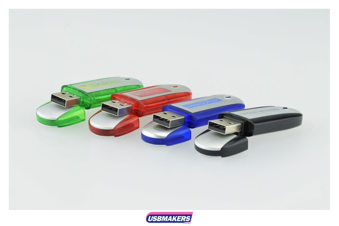 Oval Style Personalised USB Memory Sticks | USB Makers