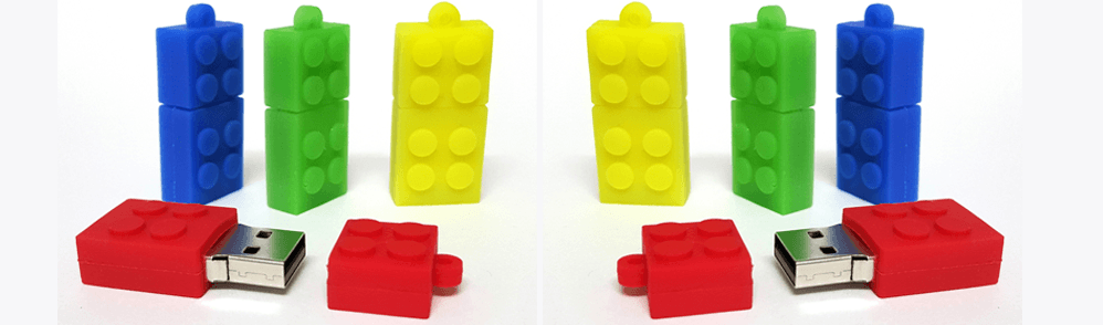 Brick Style Custom Printed USB Memory Sticks | USB Makers